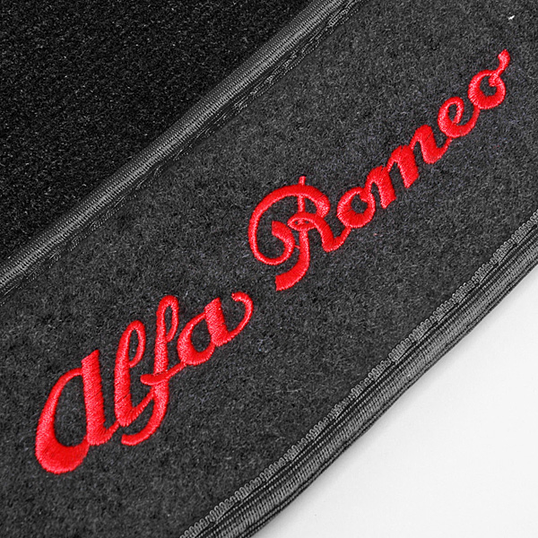 Alfa Romeo MiTo Floor Mats (Black/RHD) : Italian Auto Parts & Gadgets Store