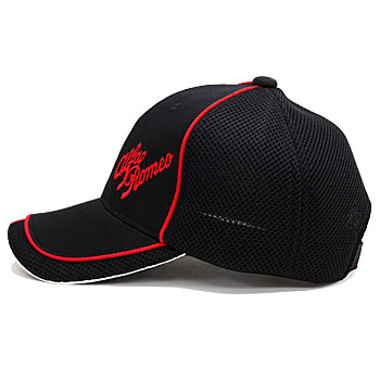 Alfa Romeo Baseball Cap(Mesh/Black) : Italian Auto Parts & Gagets