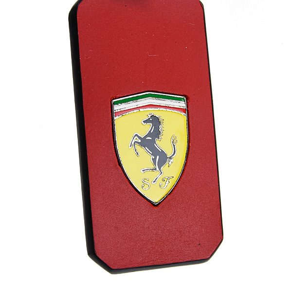 Ferrari Genuine Leather Base SF Key Ring (RED) : Italian Auto Parts ...