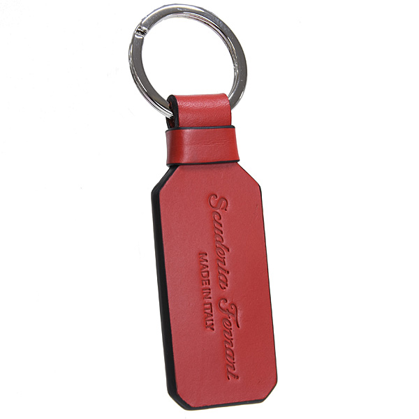 Ferrari Genuine Leather Base SF Key Ring (RED) : Italian Auto Parts ...