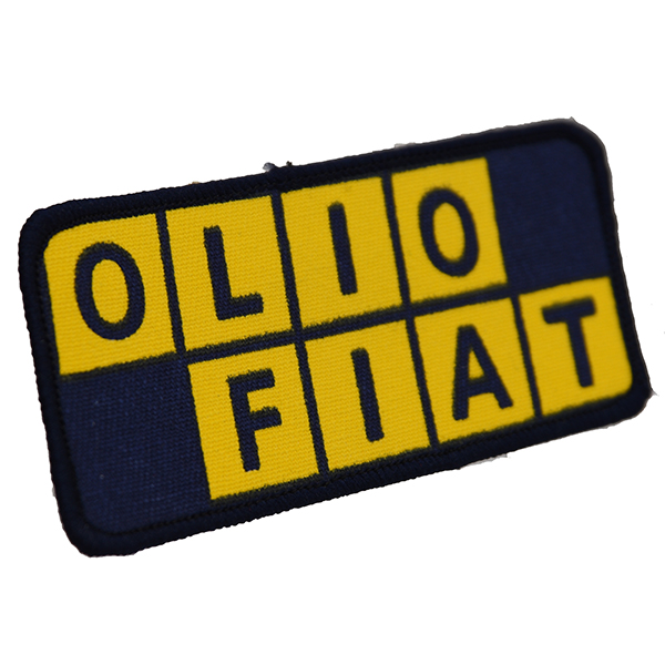 OLIO FIAT Logo Patch : Italian Auto Parts & Gadgets Store